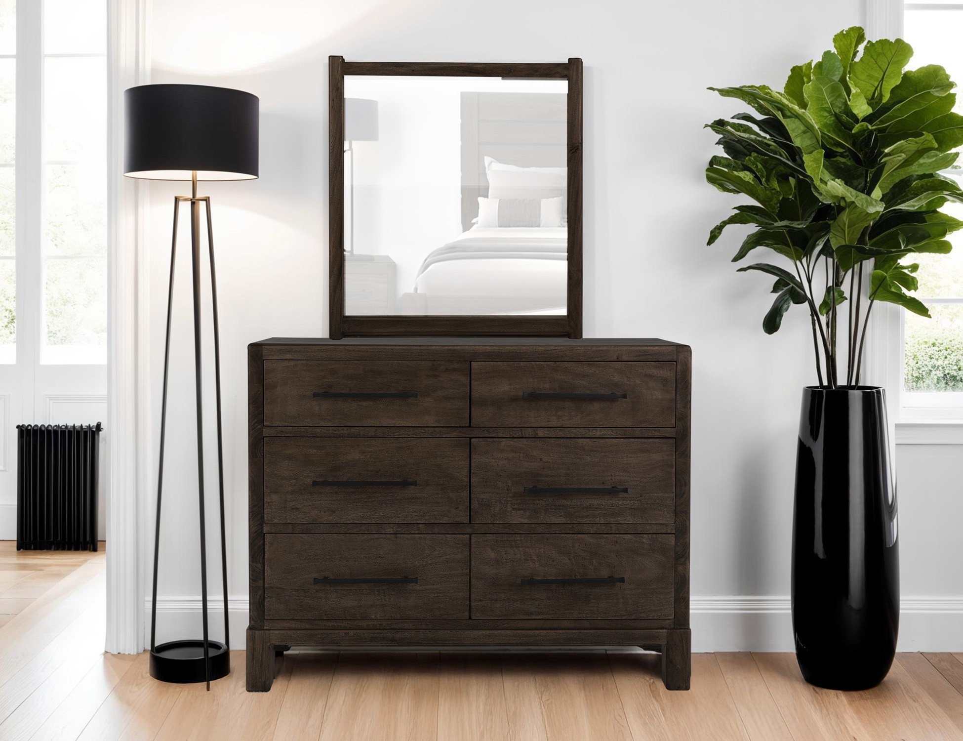 Merida Black Bedroom Set IFD Furniture | Furniture Cart