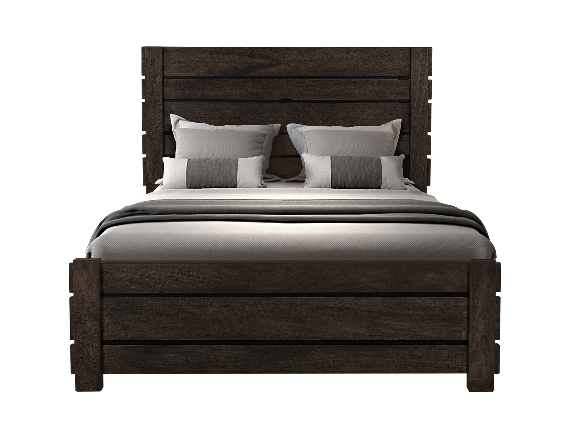 Merida Black Bed IFD Furniture | Furniture Cart