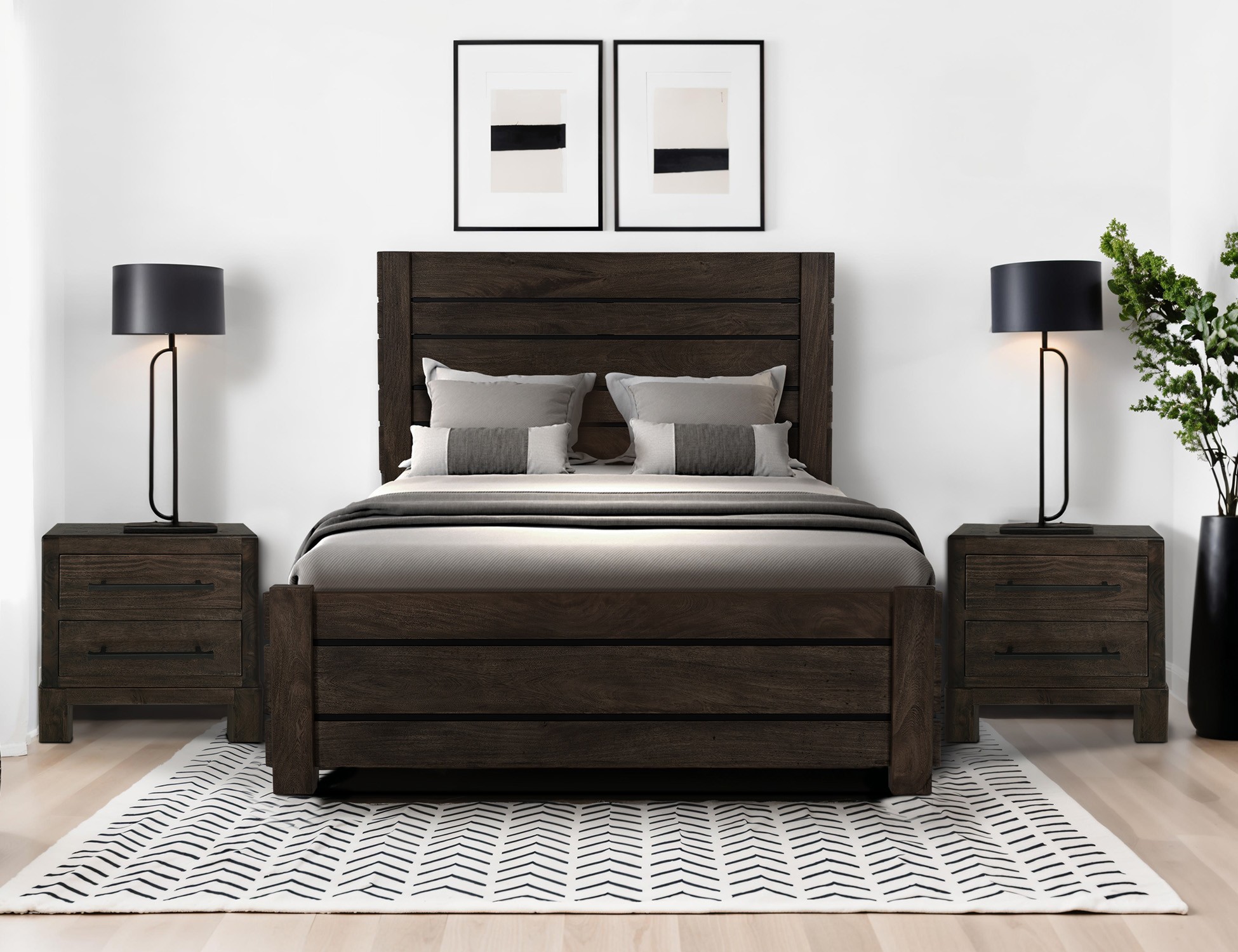 Merida Black Bedroom Set IFD Furniture | Furniture Cart