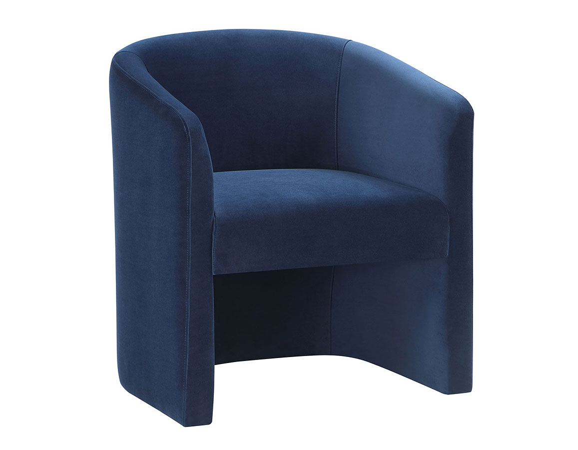 Iris Upholstered Chair (Indigo) Steve Silver Furniture | Furniture Cart