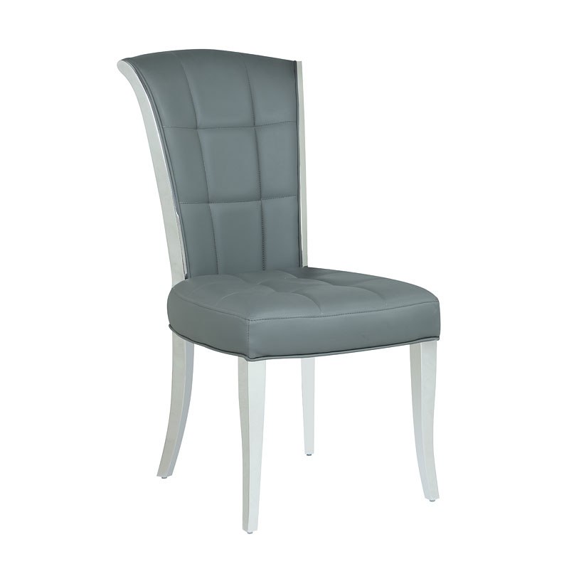 Krista Dining Room Set W/ Iris Gray Chairs Chintaly Imports | Furniture ...