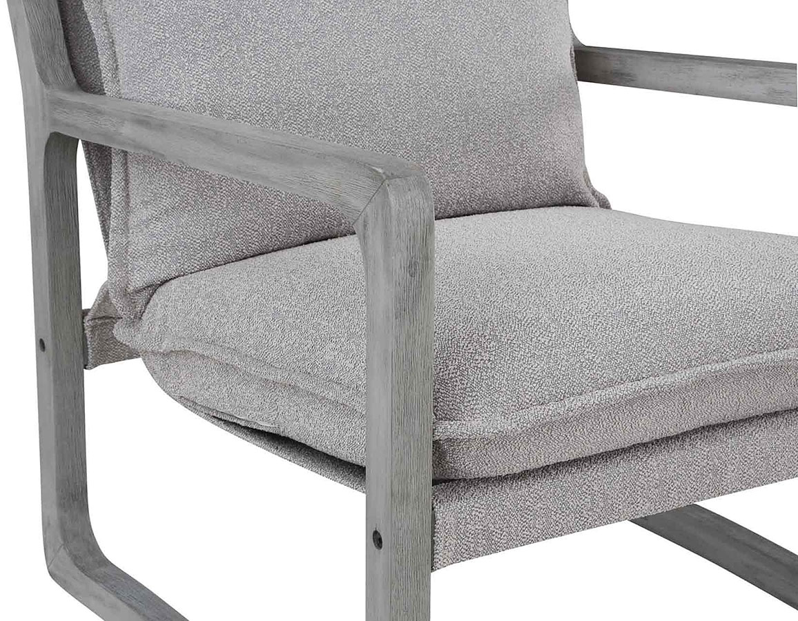 Kai Accent Chair (Gray) Steve Silver Furniture | Furniture Cart