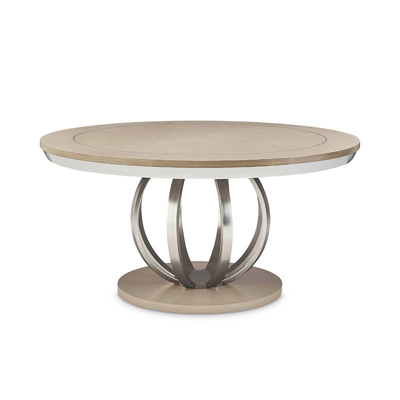 Eclipse Round Dining Table Aico Furniture | Furniture Cart