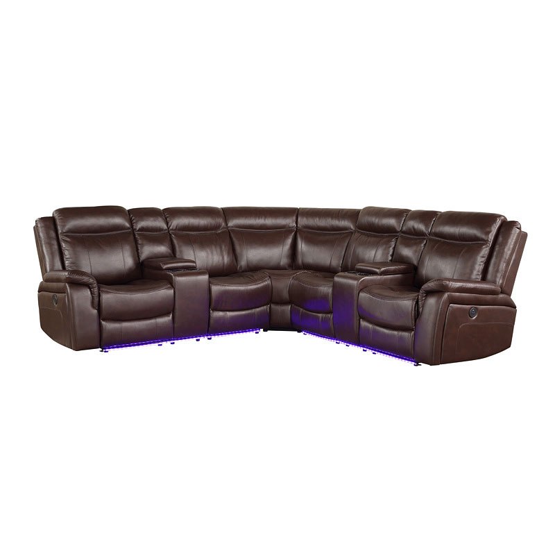 Levin Power Reclining Sectional Steve Silver Furniture Furniture Cart