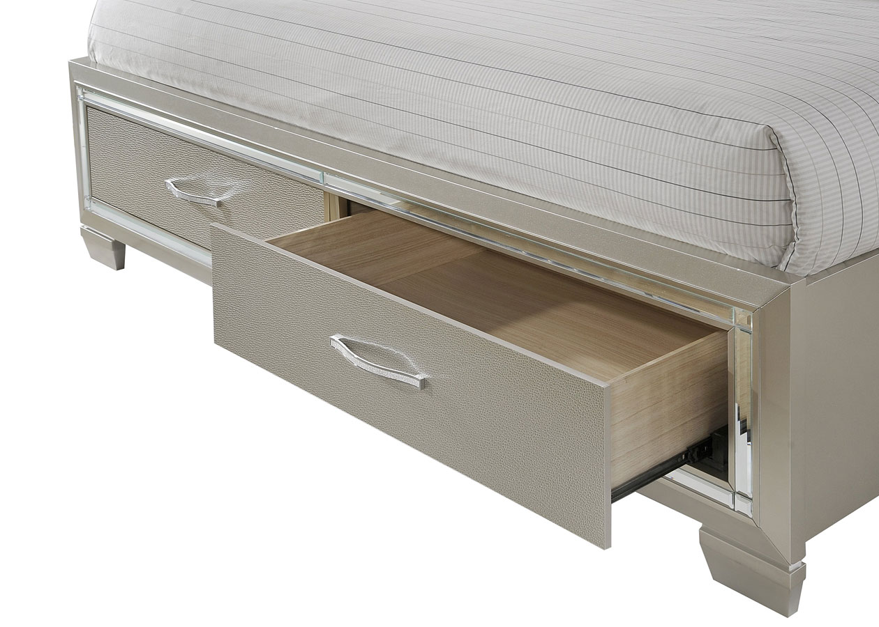 Platinum Storage Bed Elements Furniture | Furniture Cart