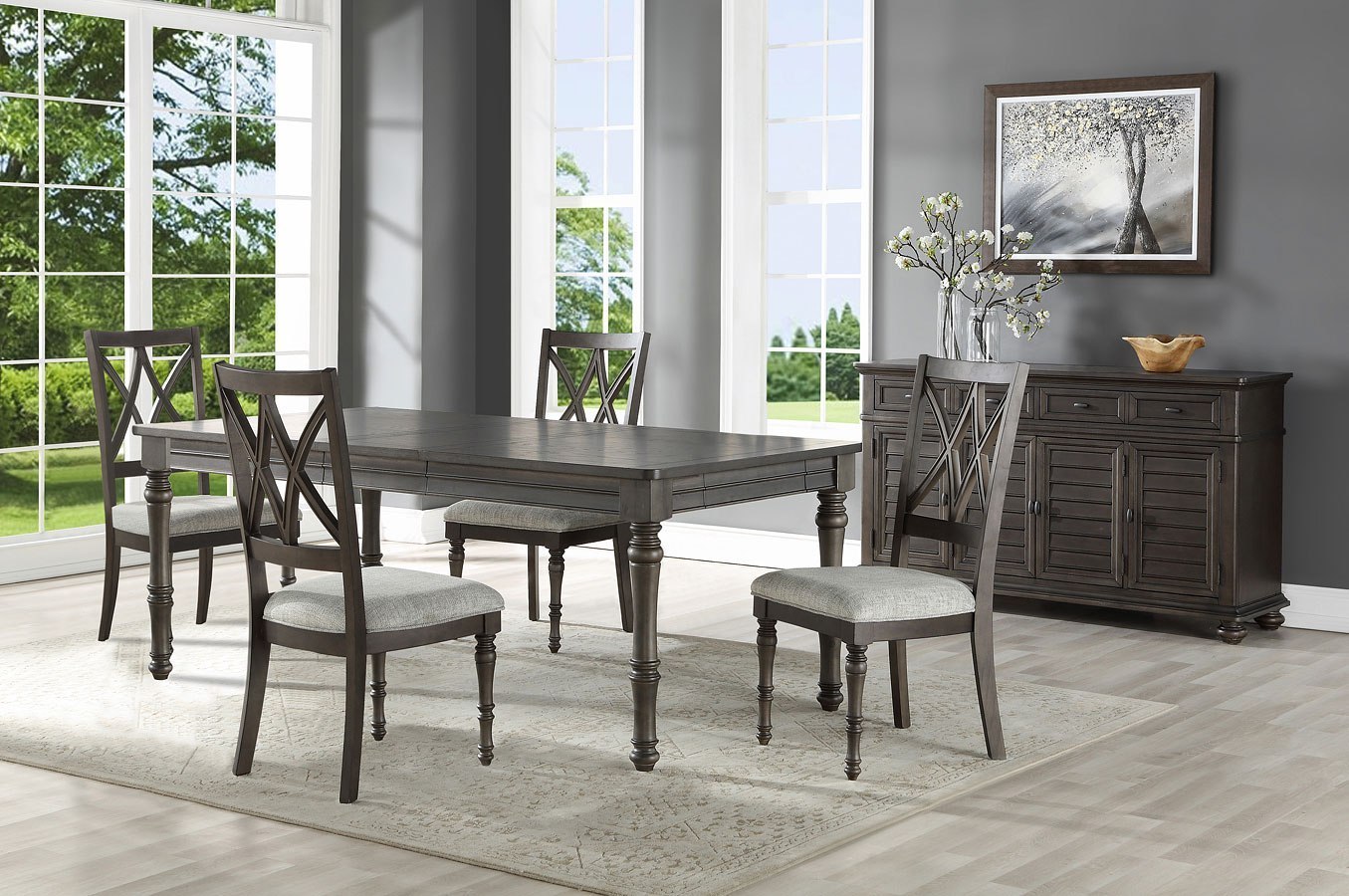 Linnett Dining Room Set Steve Silver Furniture | Furniture Cart