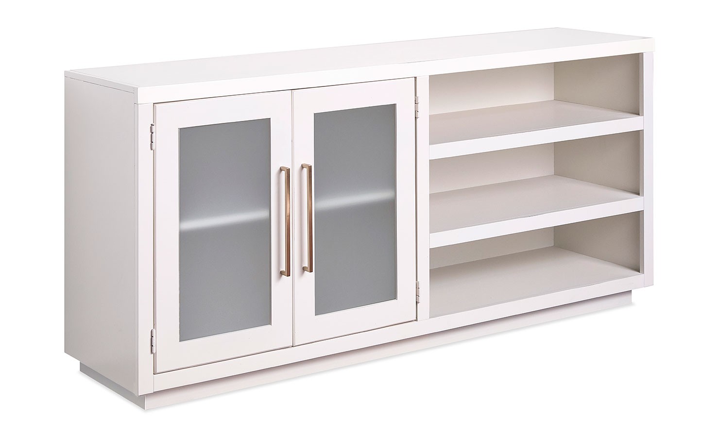 Perry 65 Inch Console W/ 2 Doors (White) Aspenhome | Furniture Cart