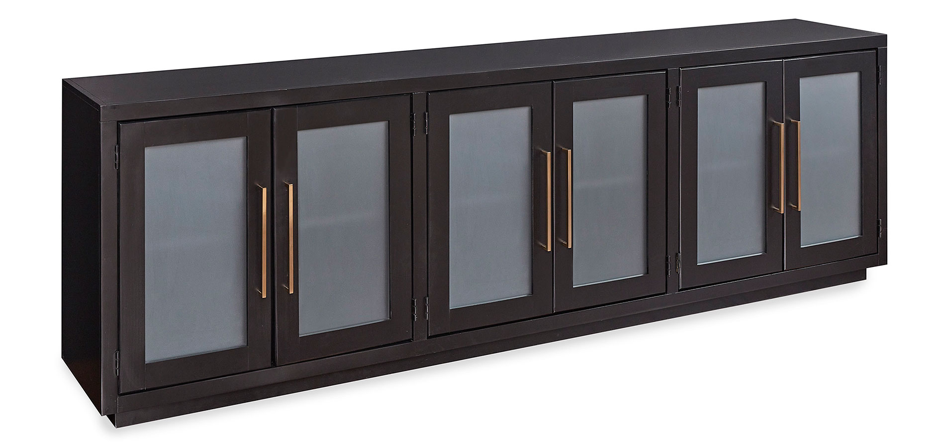 Perry 97 Inch Console W/ 6 Doors (Black) Aspenhome | Furniture Cart
