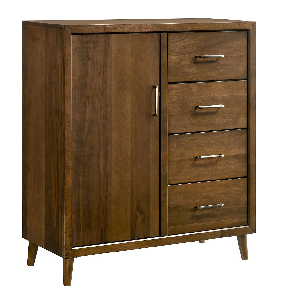 Malibu 4 Drawer Chest Walnut Elements Furniture Furniture Cart