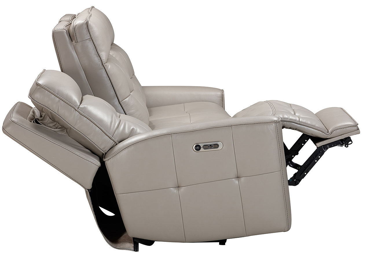 Canterbury Pewter Power Reclining Zero Gravity Sofa Parker Living ...