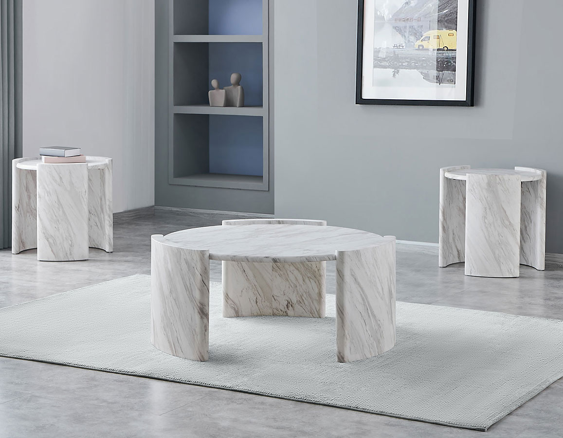 Merino Occasional Table Set Steve Silver Furniture | Furniture Cart