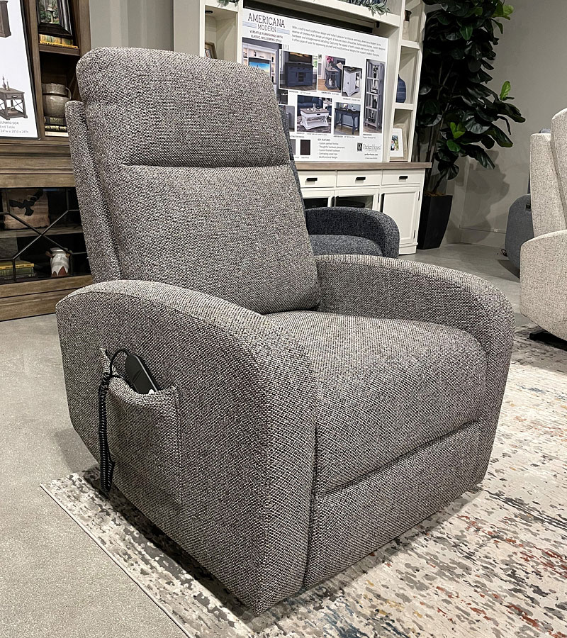 Thriller Natural Beauty Grey Power Lift Recliner Parker Living ...