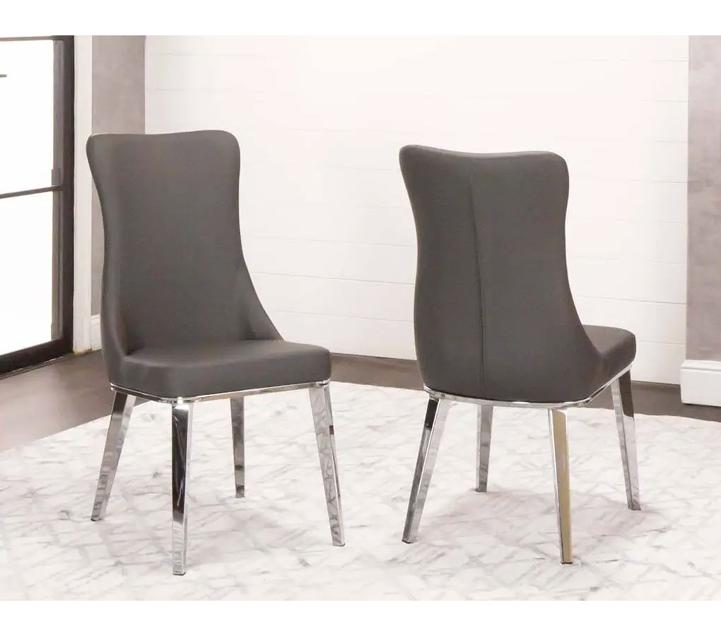 Aldo Rectangular Dining Room Set W/ Leah Chairs Cramco | Furniture Cart