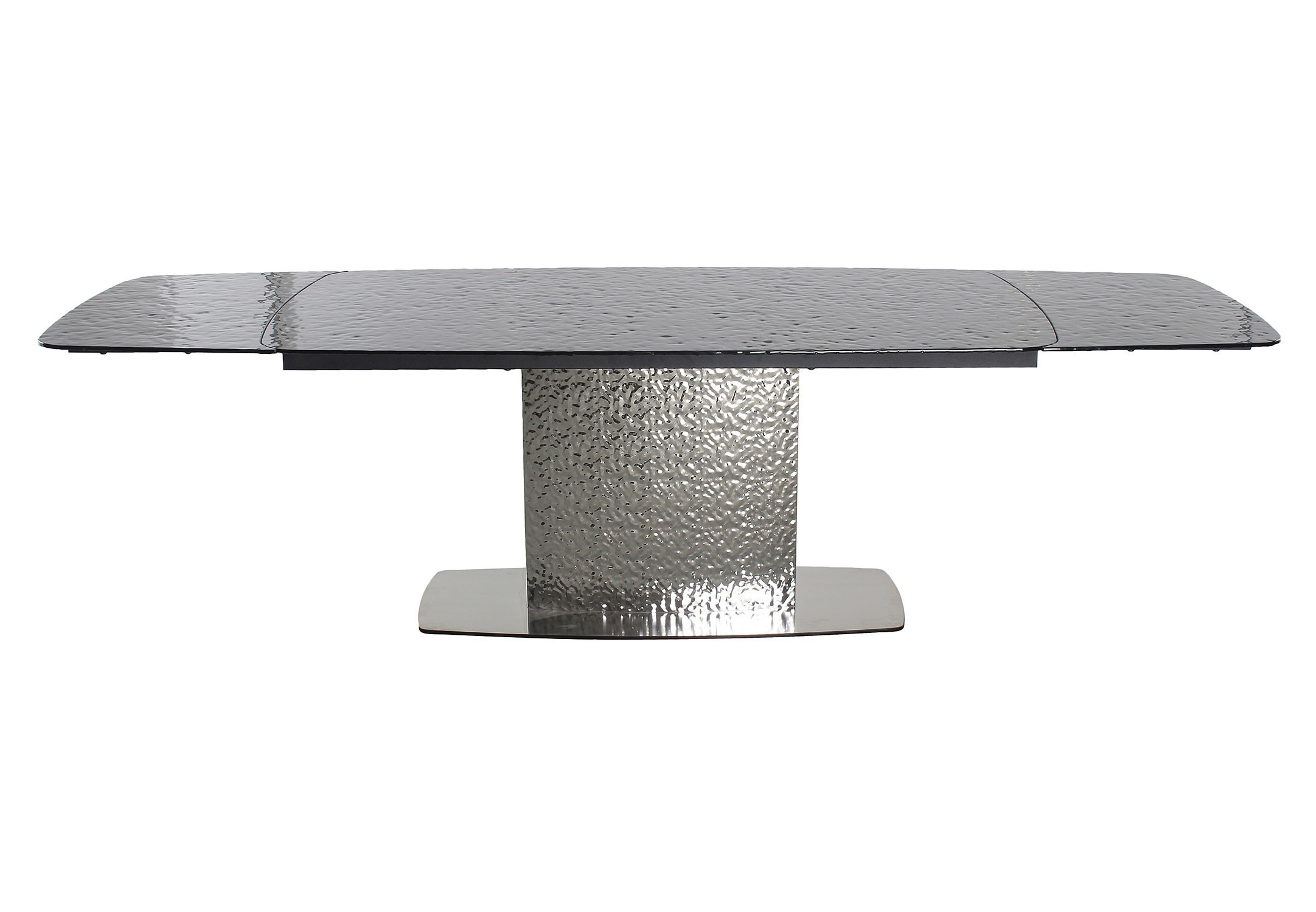 Nora Dining Room Set W/ Extendable Textured Table And Swivel Chairs ...