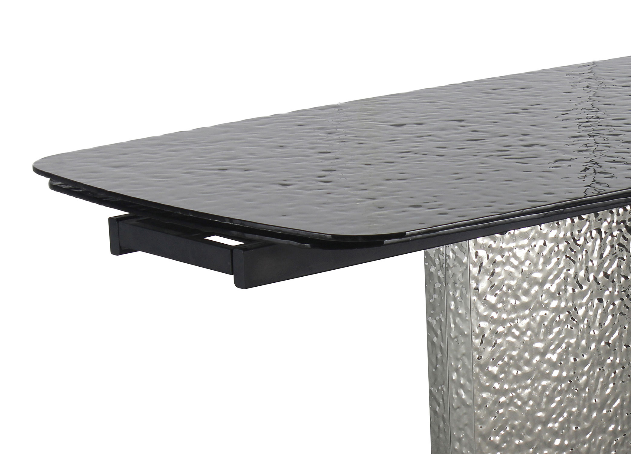 Nora Dining Room Set W/ Extendable Textured Table And Swivel Chairs ...