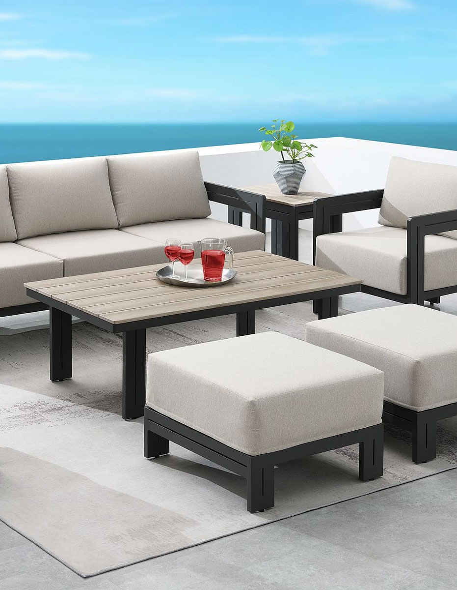 Costa Outdoor Occasional Table Set Elements Furniture | Furniture Cart