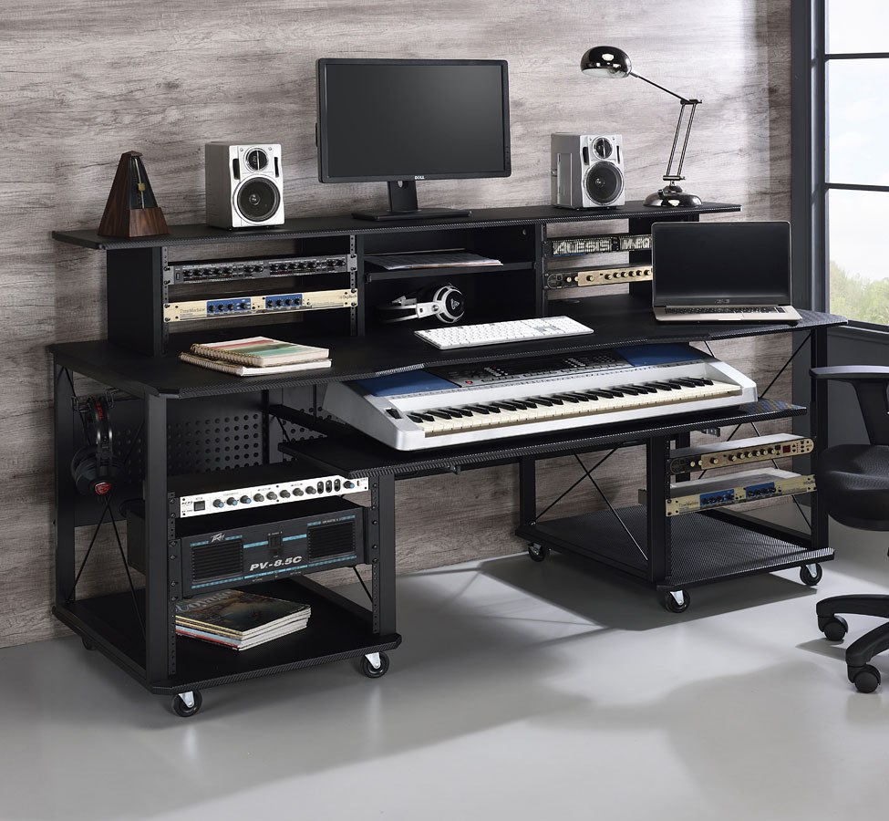 Megara Music Desk (Black) Acme Furniture | Furniture Cart