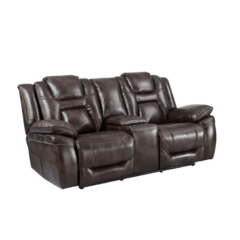 Oportuna Dual Power Reclining Loveseat Steve Silver Furniture ...