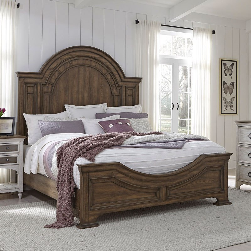 Glendale Estates Panel Bed (Brown) Pulaski Furniture | Furniture Cart