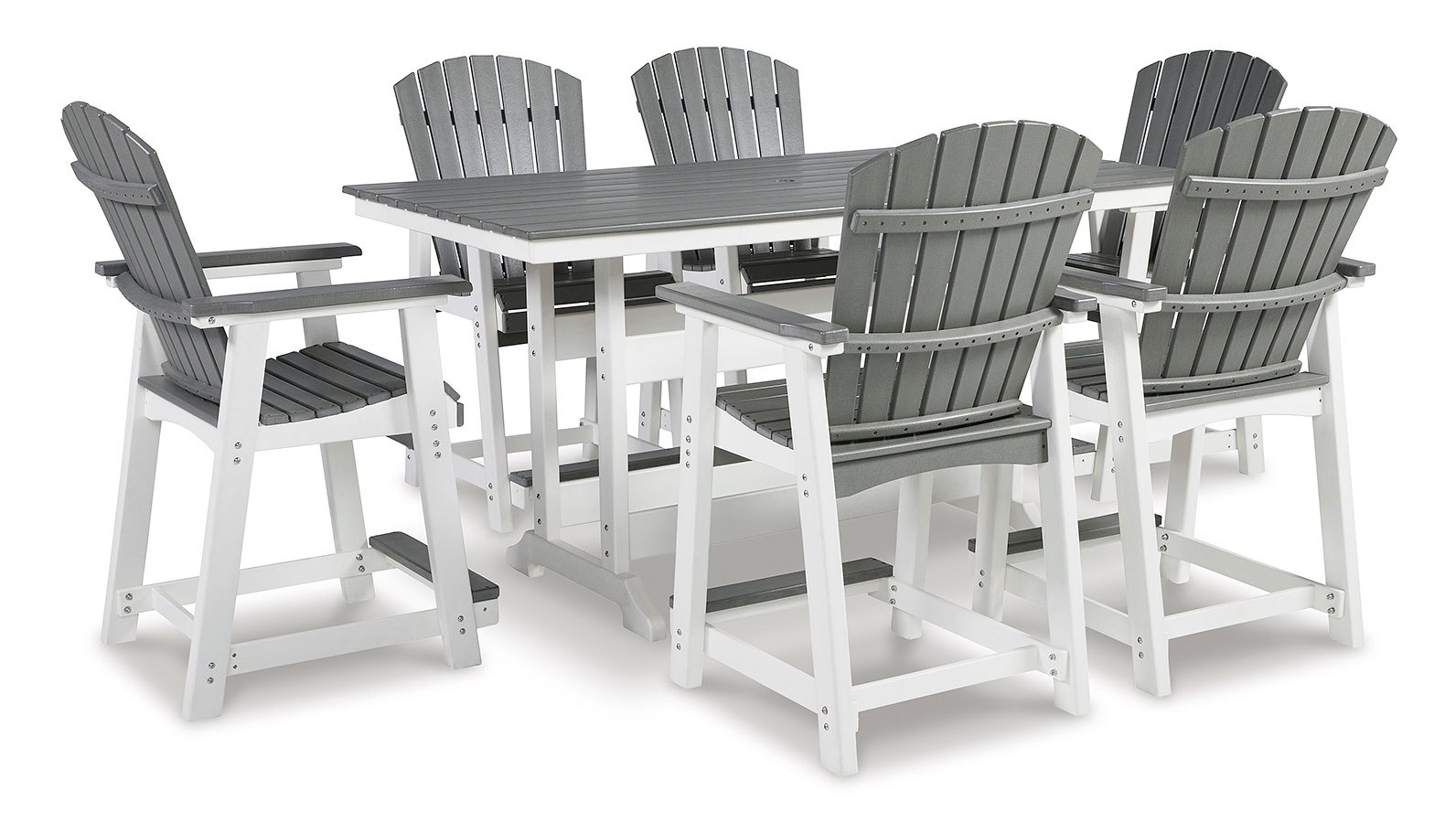 Transville Outdoor Counter Height Dining Set Signature Design ...