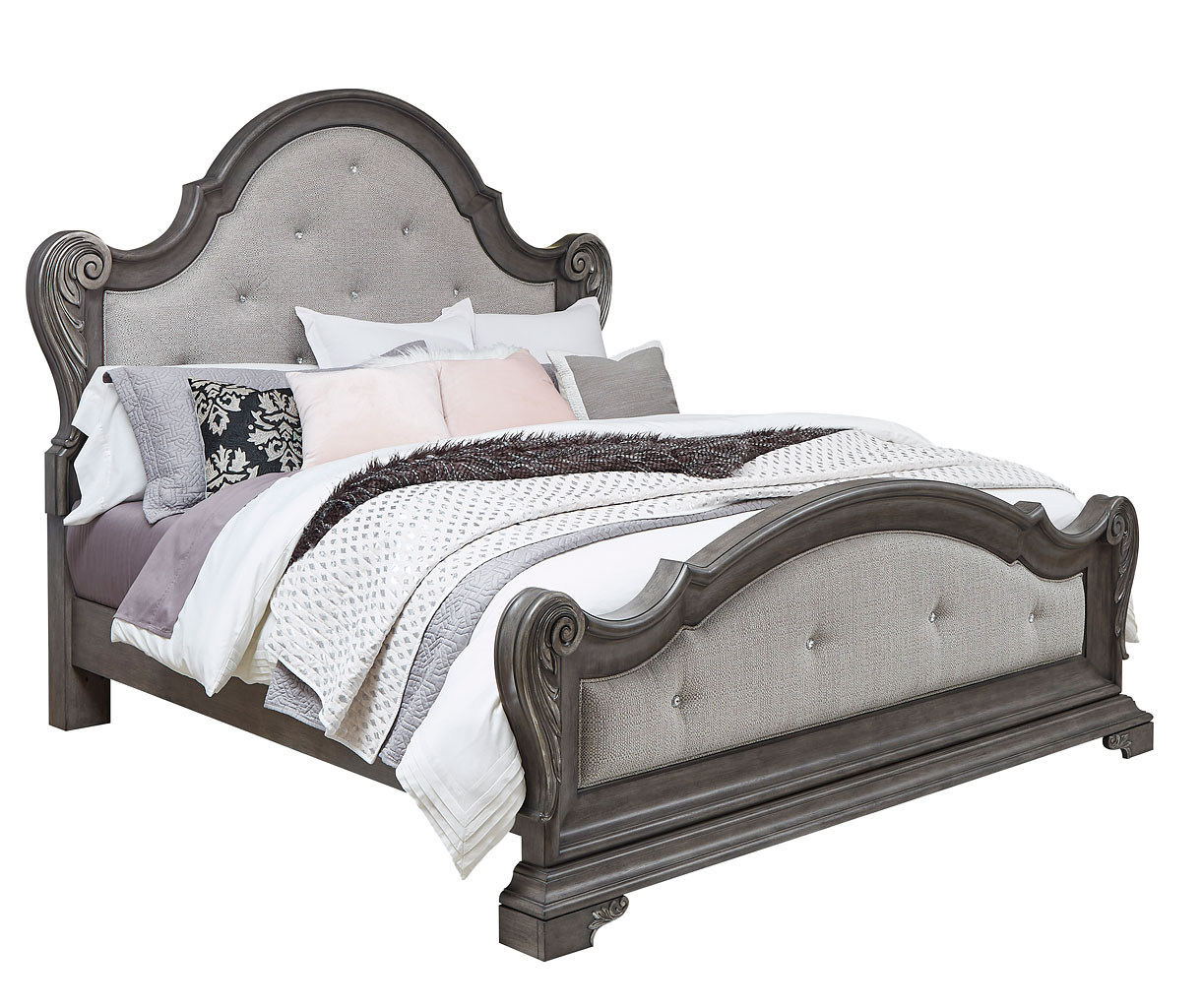 Vivian Upholstered Bed Pulaski Furniture | Furniture Cart