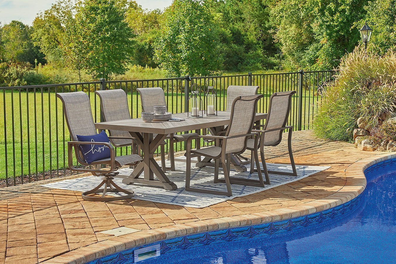 Slingback patio dining sets store