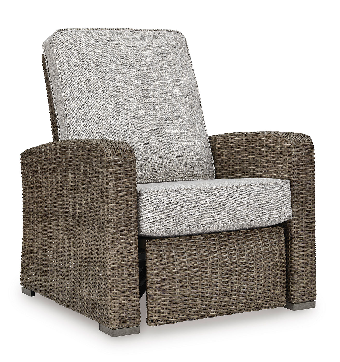 Beachcroft Outdoor Recliner (Beige) Signature Design | Furniture Cart