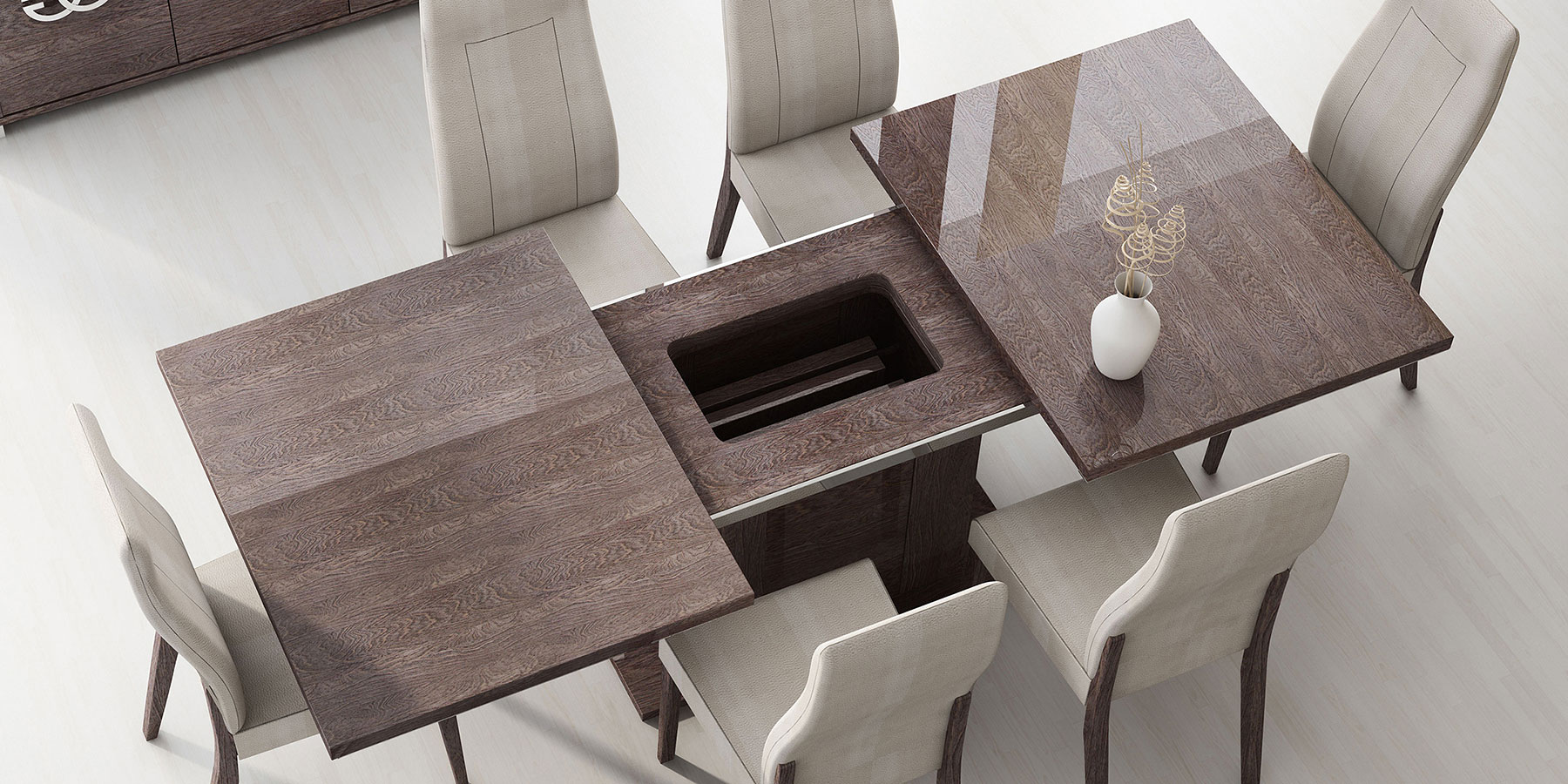Prestige Extension Dining Table ESF Furniture | Furniture Cart