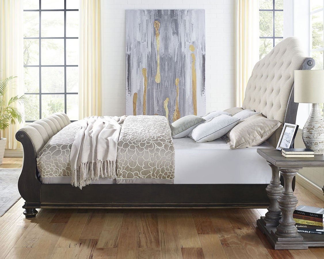 Rhapsody Sleigh Bed Steve Silver Furniture | Furniture Cart