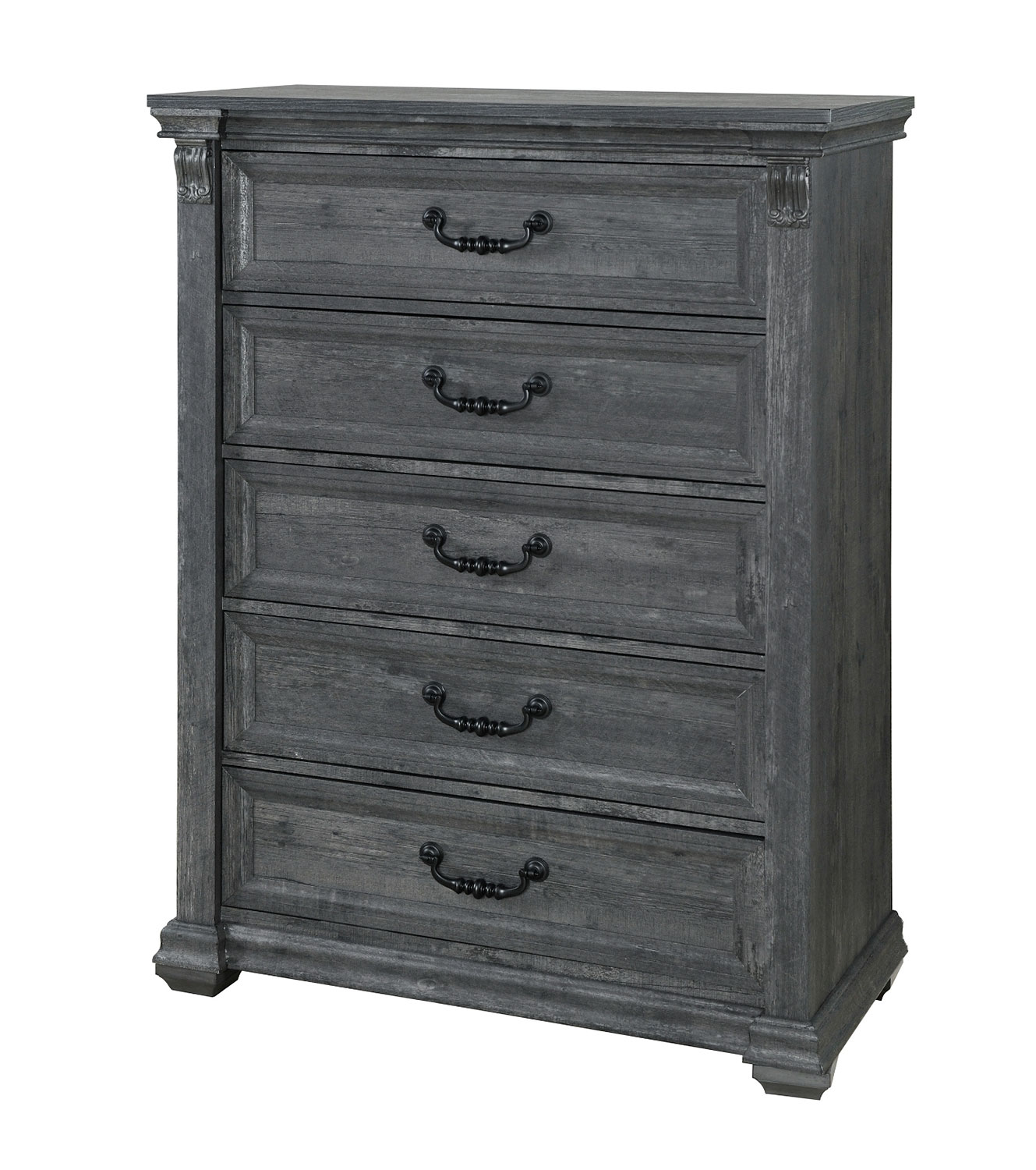 Tatum Grey Storage Bedroom Set Global Furniture | Furniture Cart