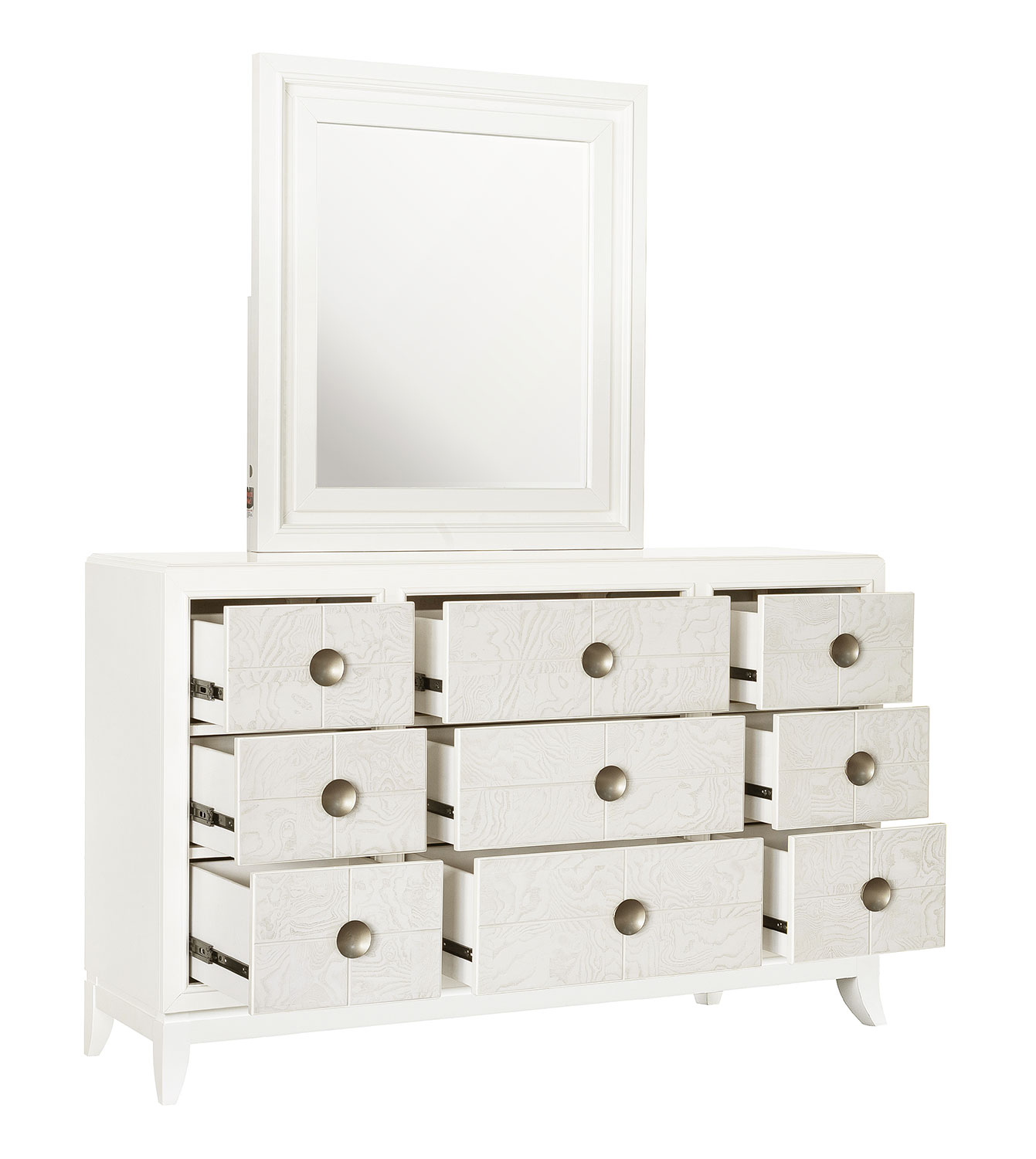 Melrose Panel Bedroom Set (White) Samuel Lawrence Furniture | Furniture ...
