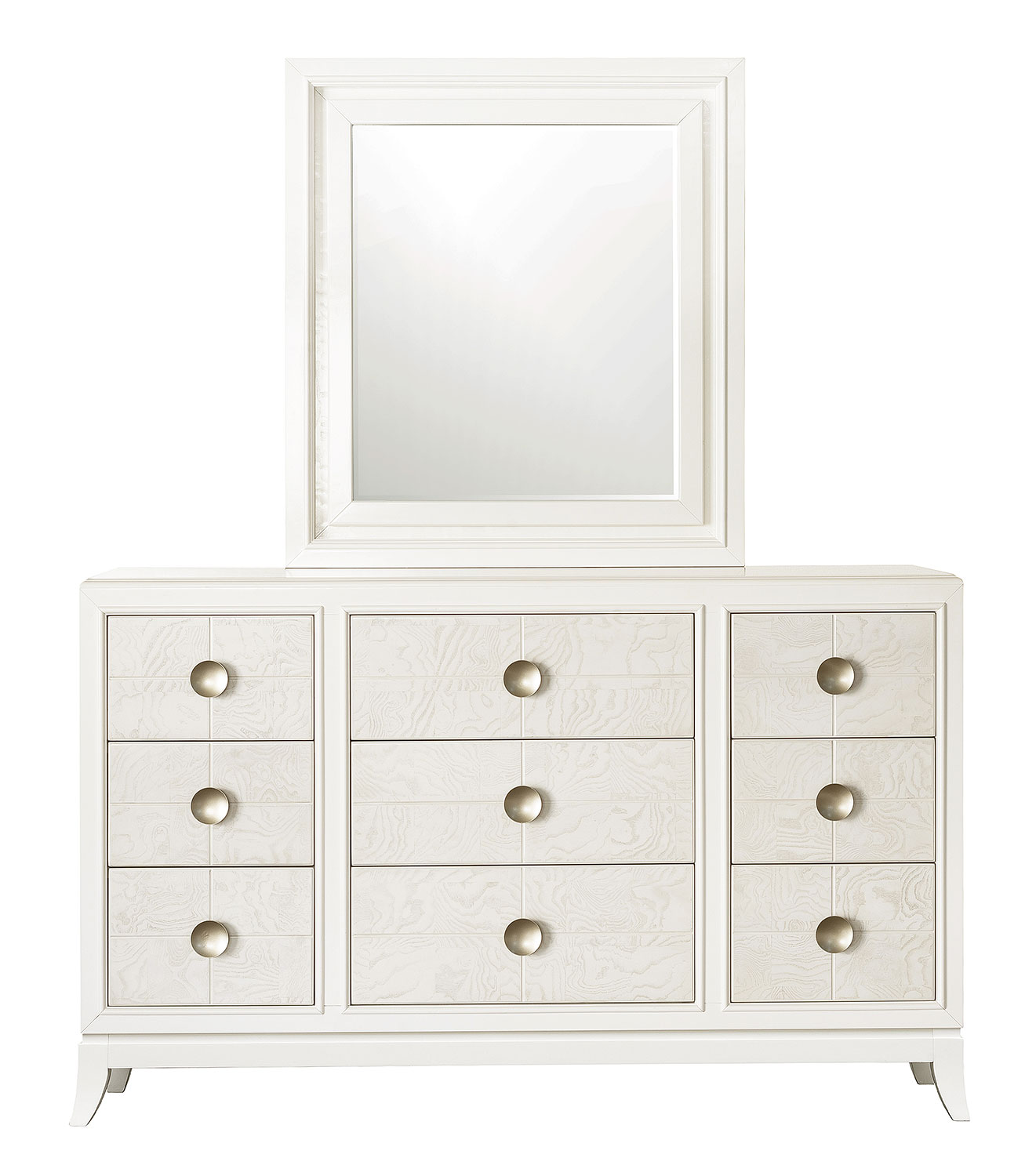 Melrose Panel Bedroom Set (White) Samuel Lawrence Furniture | Furniture ...