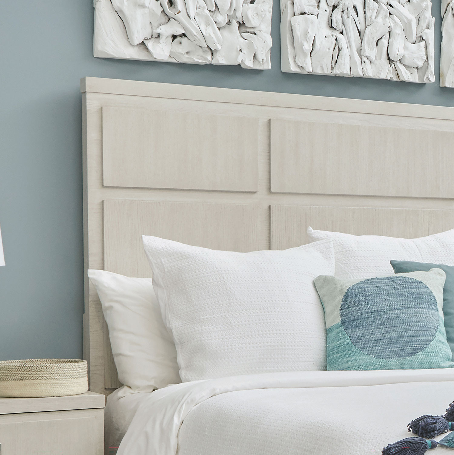 Madison Panel Bedroom Set (Grey-White Wash) Samuel Lawrence Furniture ...