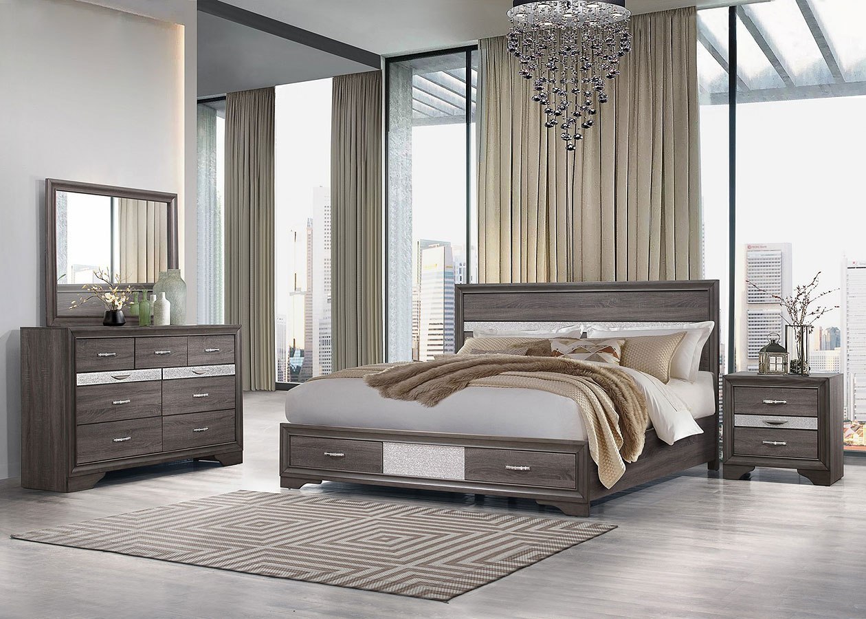 Seville Storage Bedroom Set