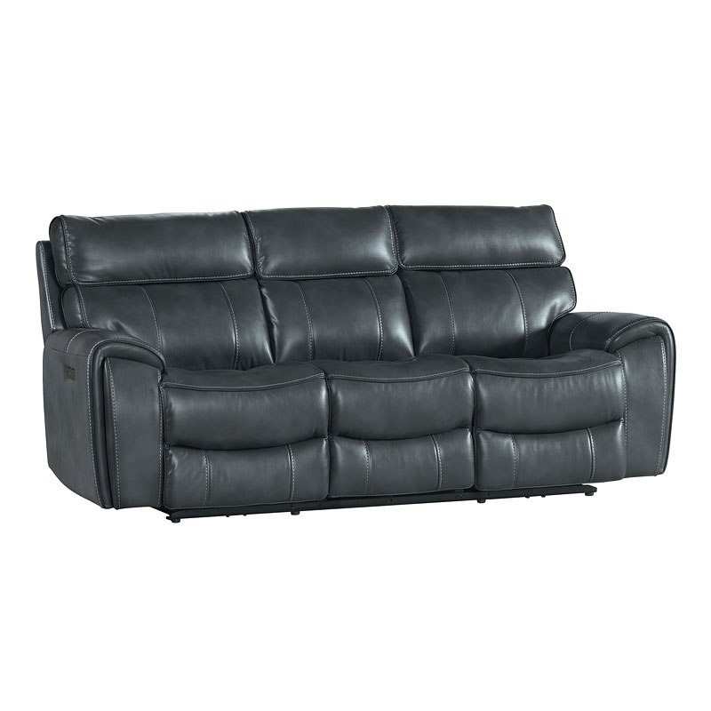 Summit Dual Power Reclining Sofa (Slate) Intercon Furniture | Furniture ...