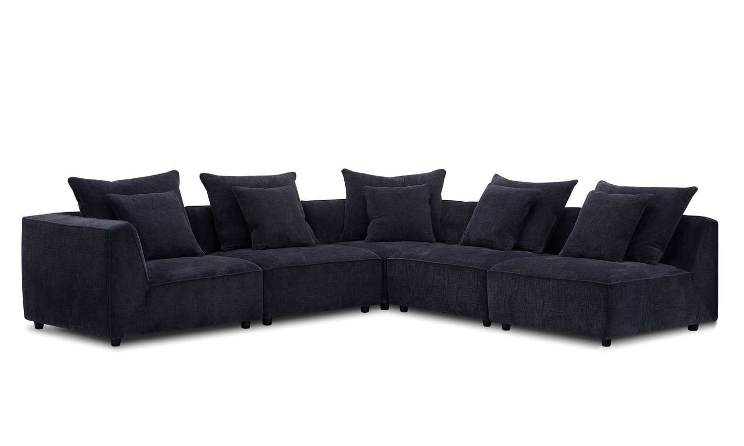 Recess Reptile Blue 5-Piece Sectional Parker Living | Furniture Cart