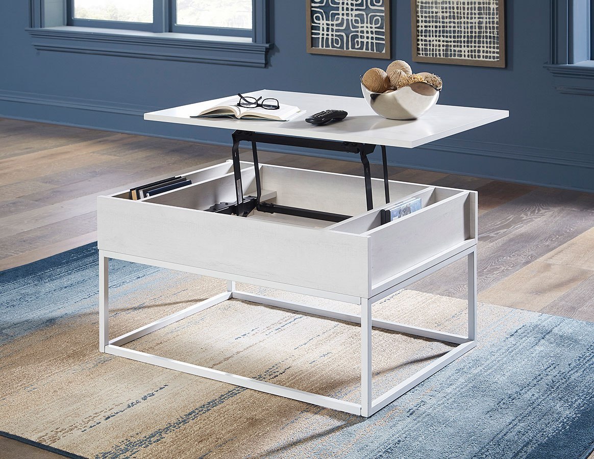 Deznee Lift Top Cocktail Table Signature Design | Furniture Cart