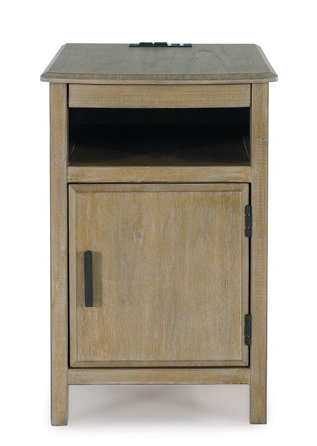 Devonsted Chairside End Table (Light Brown) Signature Design ...