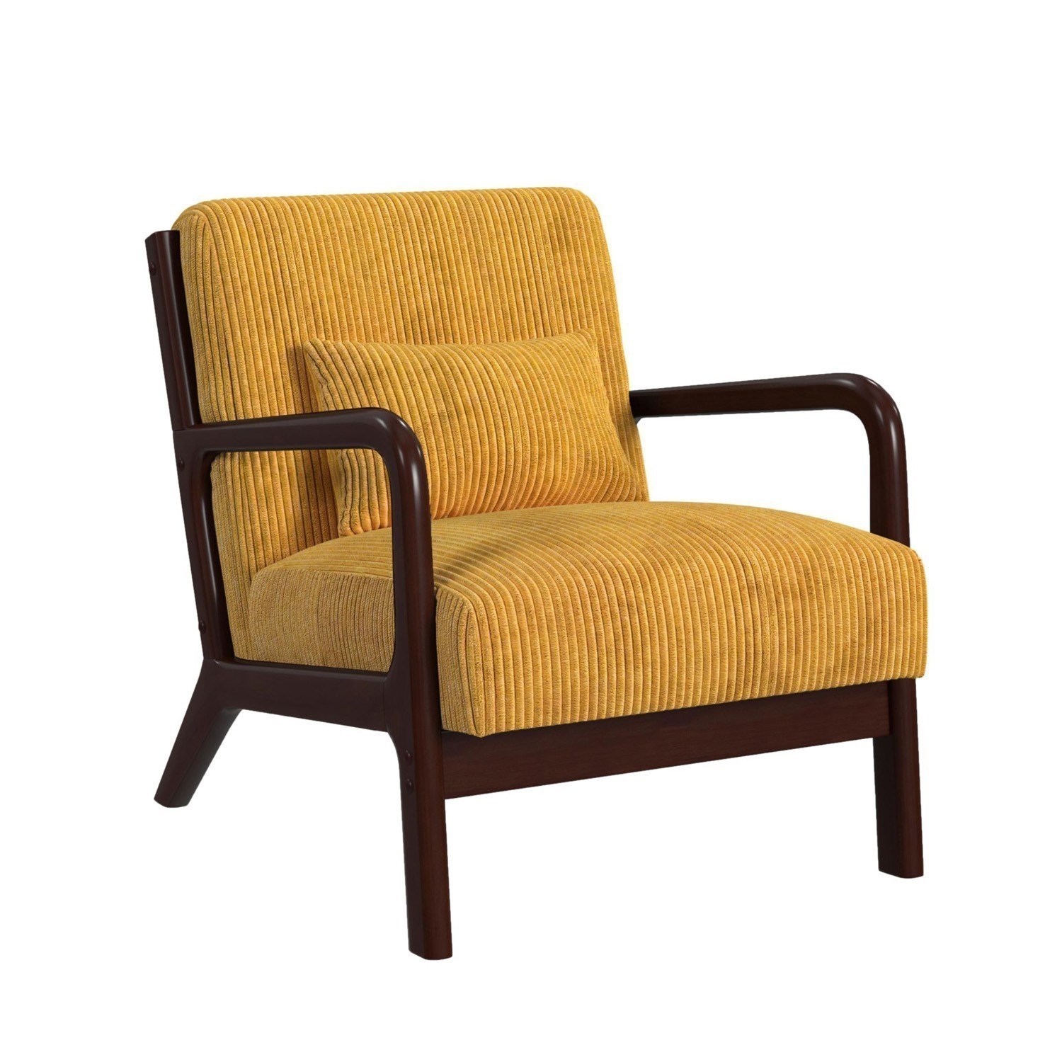 Marina Steno Maize Chair W/ Walnut Legs Elements Furniture | Furniture Cart