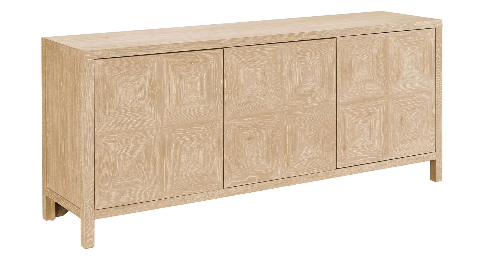 Modern Farmhouse Sadie Credenza (Natural Oak) Universal Furniture ...