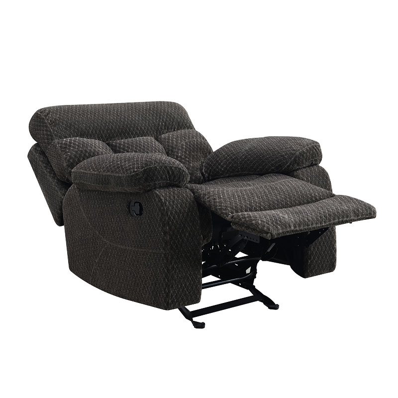 Bravo Glider Recliner (Charcoal) New Classic Furniture | Furniture Cart