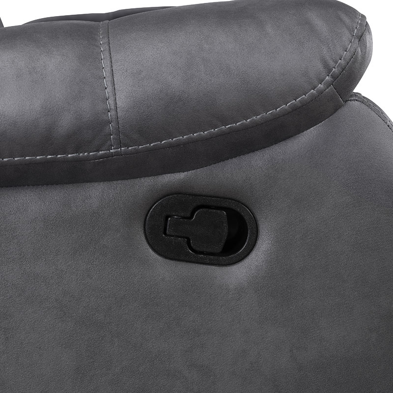 Morello Glider Recliner (Gray) New Classic Furniture | Furniture Cart