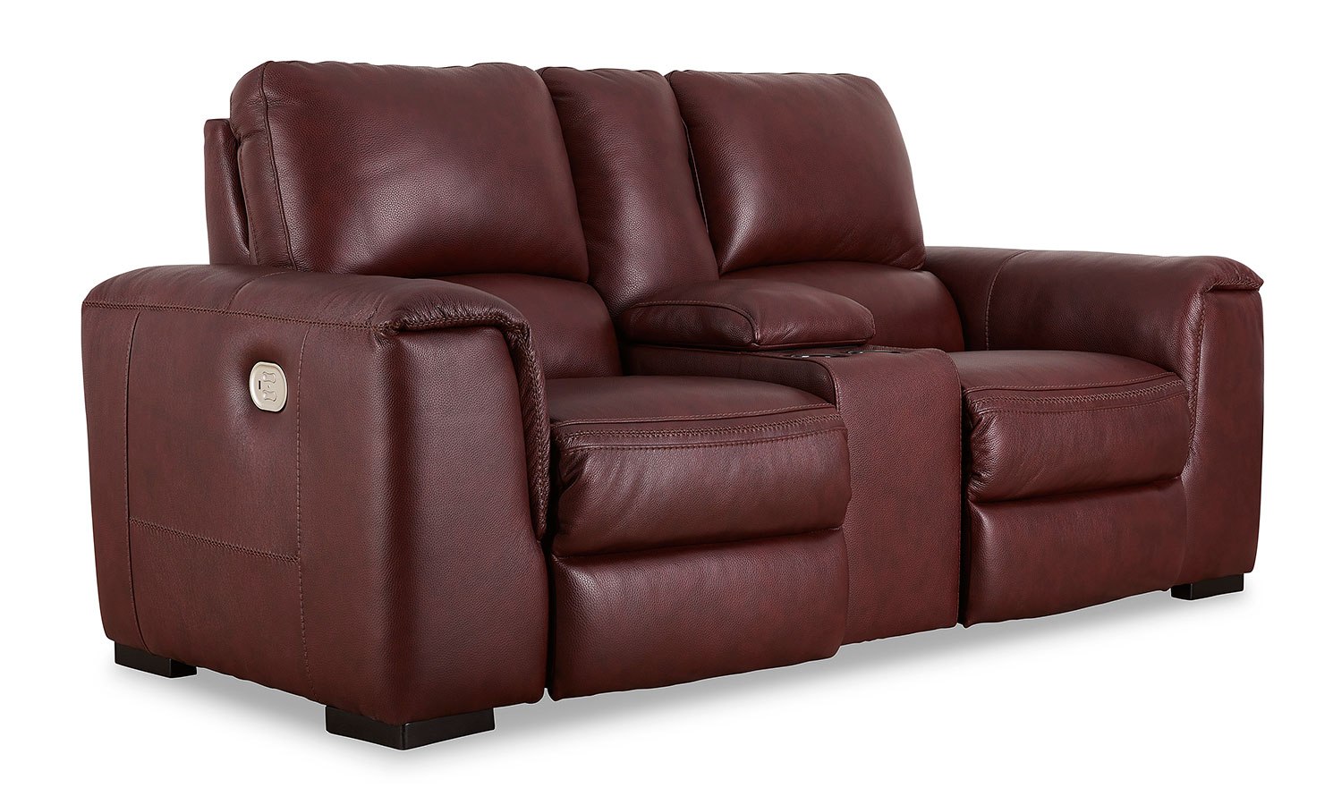 Alessandro Garnet Power Reclining Living Room Set W/ Adjustable ...