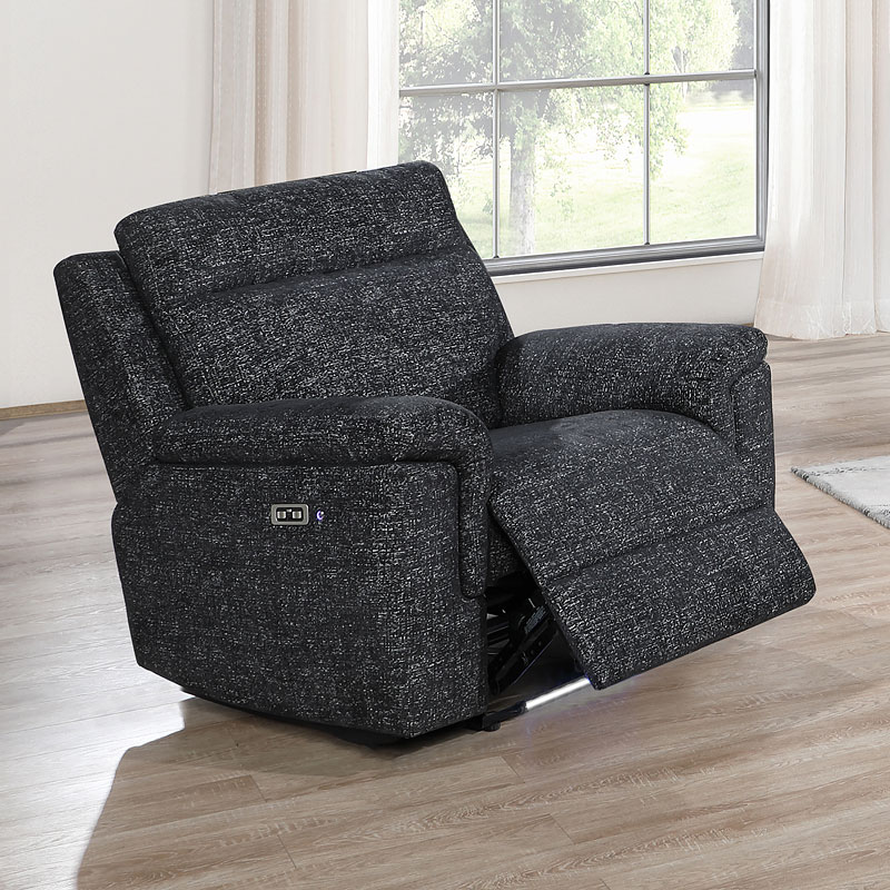 Faris Power Glider Recliner W/ Power Headrest New Classic Furniture ...