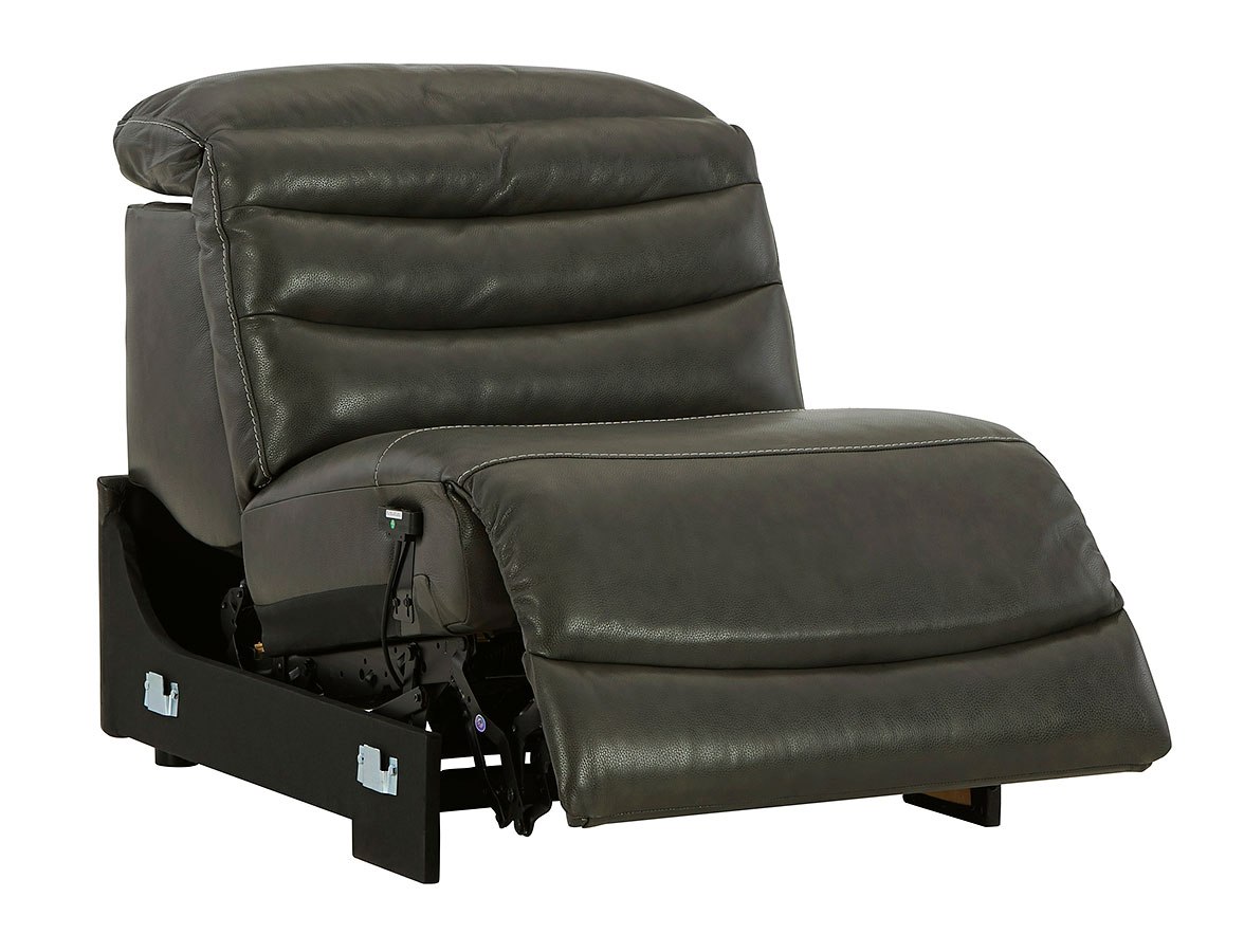 Center Line Dark Gray Modular Power Reclining Sectional Signature ...