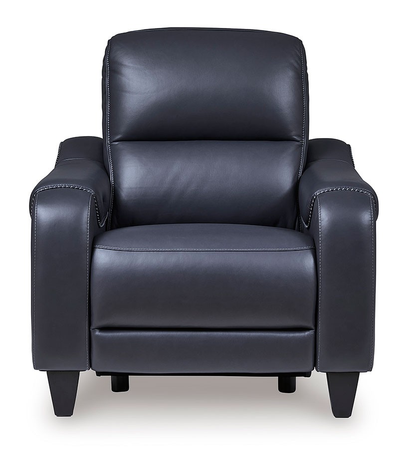 Mercomatic Ocean Power Recliner W/ Adjustable Headrest Signature Design ...