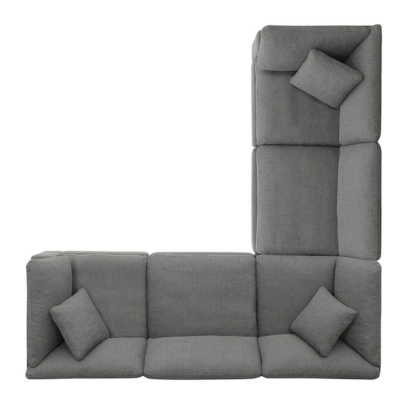 Cloud 9 Modular Sectional (Charcoal) Elements Furniture | Furniture Cart