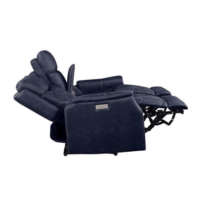 Valencia Power Reclining Living Room Set (Ocean) Steve Silver Furniture ...