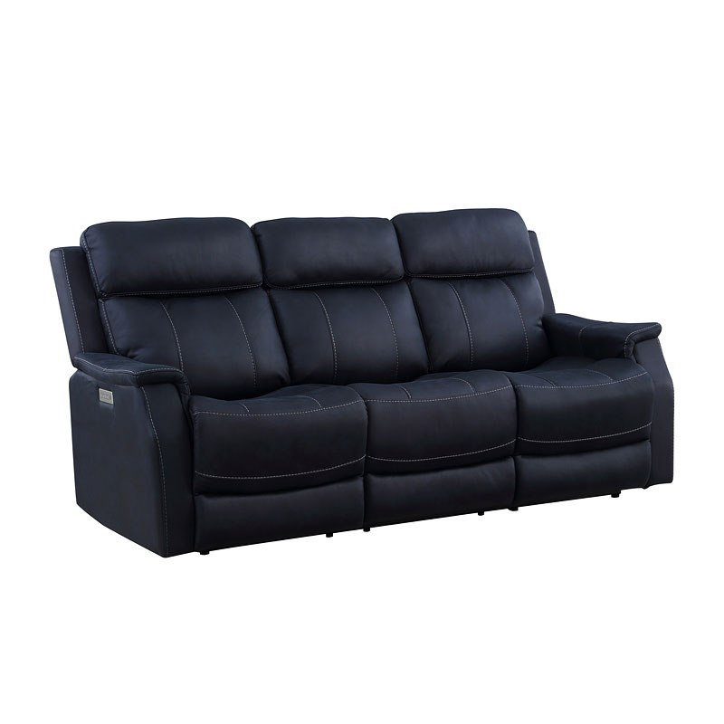 Valencia Power Reclining Sofa (Ocean) Steve Silver Furniture ...