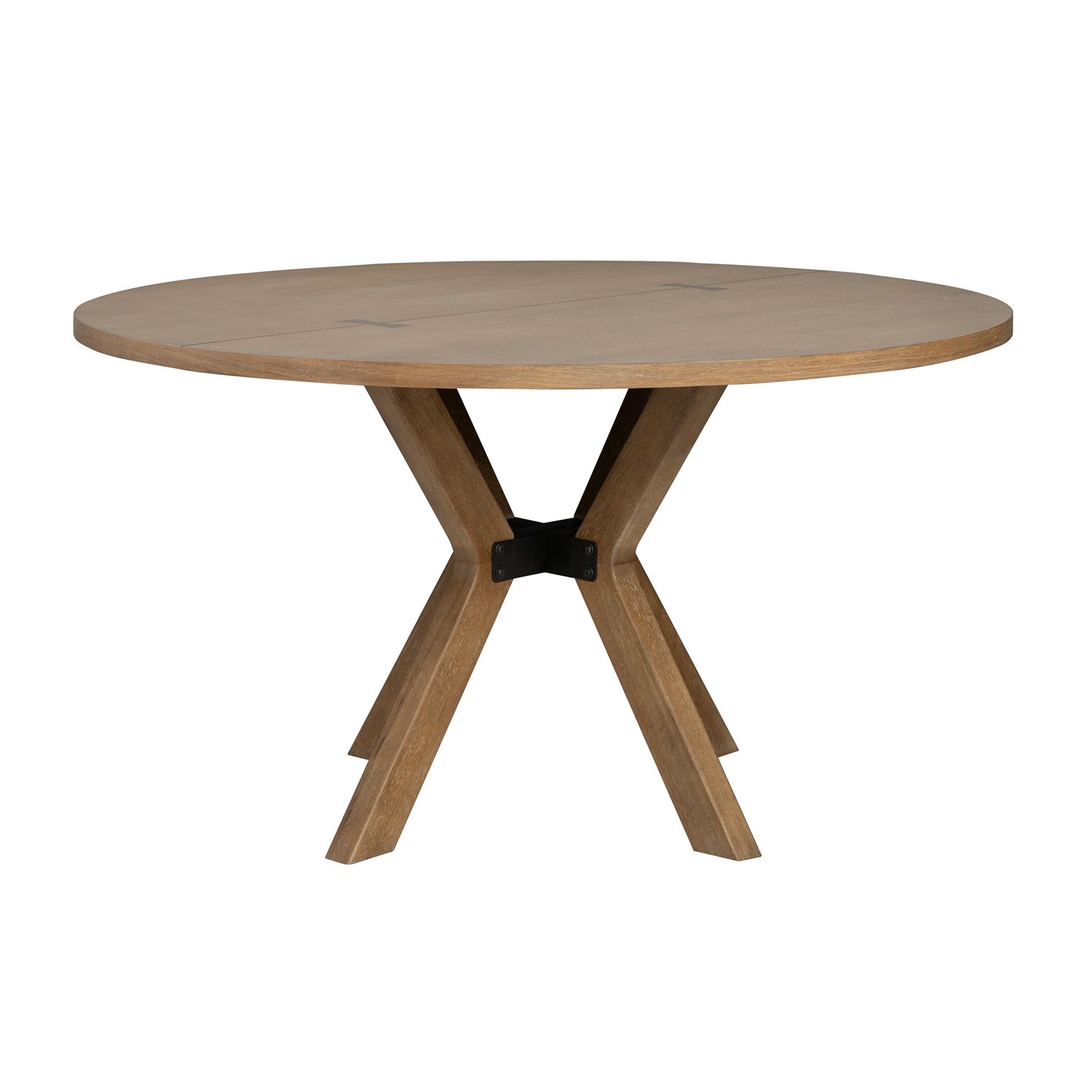 Millwork Round Dining Table Flexsteel | Furniture Cart
